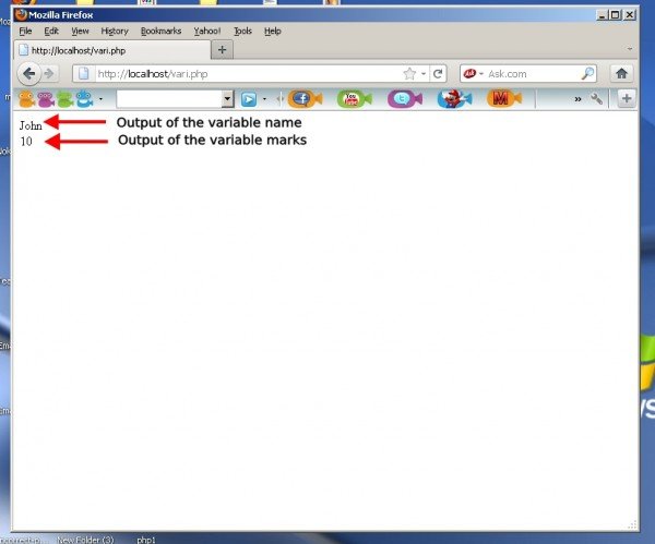 variables in PHP, assigning values to variables, php tutorial on ...